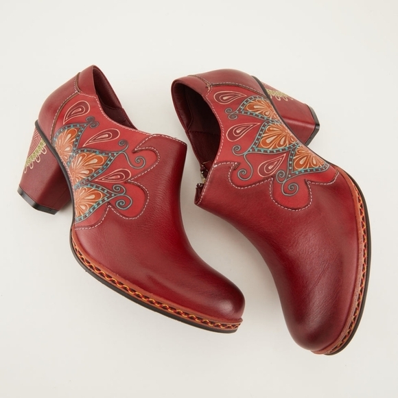 Spring Step | Shoes | Lartiste Spring Step Zami Hand Painted Embossed ...